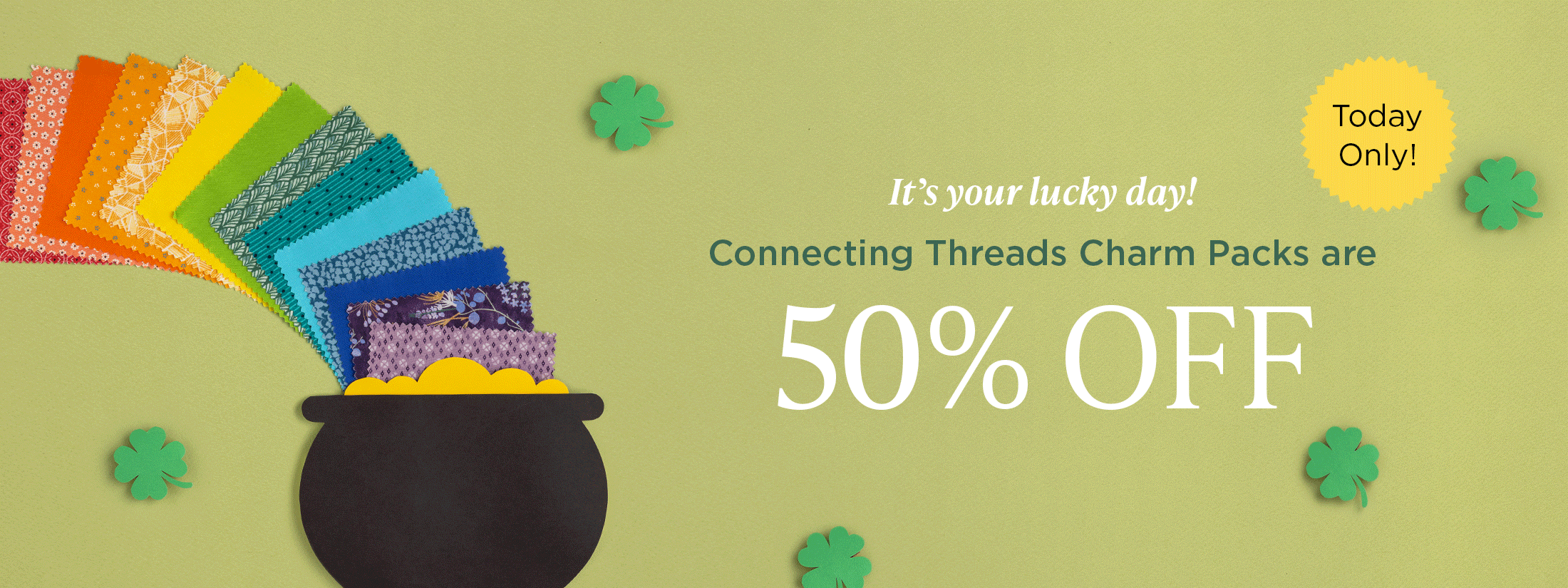 Stash and Save Daily Deal on Quilting Supplies | Connecting Threads