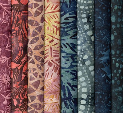 Autumn Sunset Batiks Fabric Collection | Connecting Threads