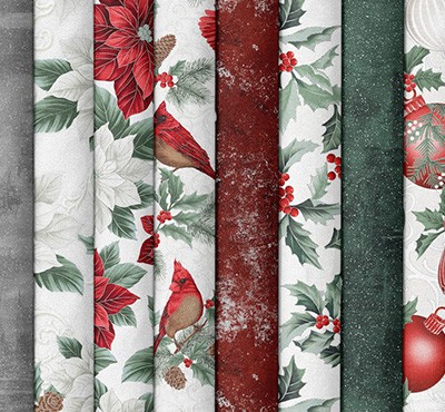 Christmas Splendor Fabric Collection | Connecting Threads - Elegant ...