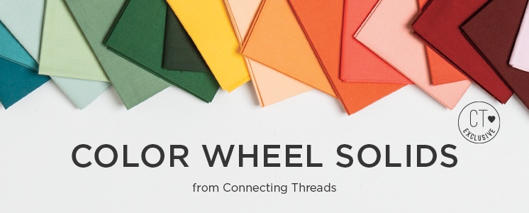 Color Wheel Solids Fabric | Connecting Threads