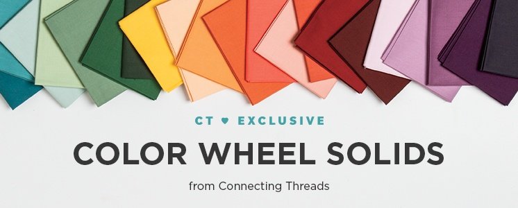 Color Wheel Solids Fabric | Connecting Threads