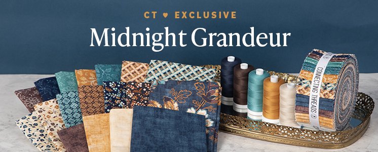Midnight Grandeur Fabrics & Threads | Connecting Threads
