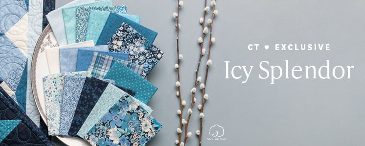 Icy Splendor Fabrics Collection | Connecting Threads