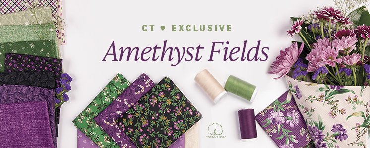 Amethyst Fields Fabrics & Threads | Connecting Threads