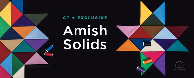 Exclusive Luxe Amish Solids | Connecting Threads