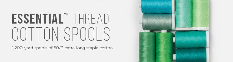 Essential Cotton Quilting Thread from Connecting Threads