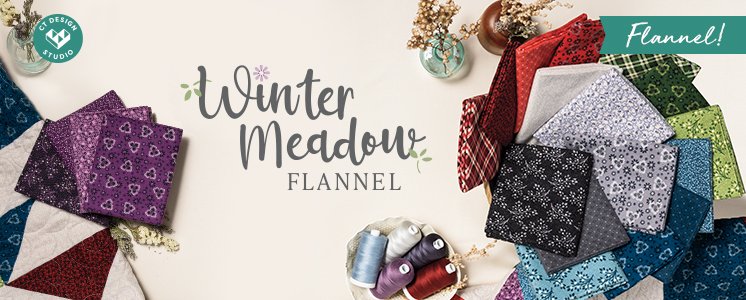 Winter Meadow Flannel Samplers | Connecting Threads