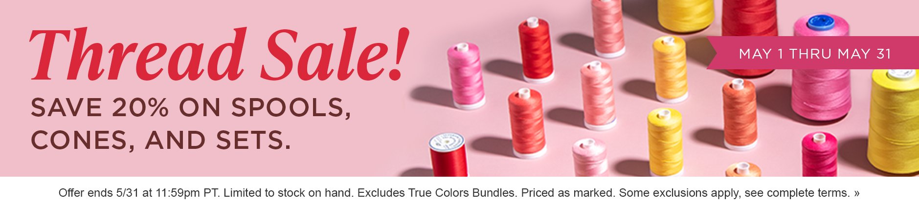 Quilting Thread - Spools & Cones in Tons of Colors from Connecting Threads