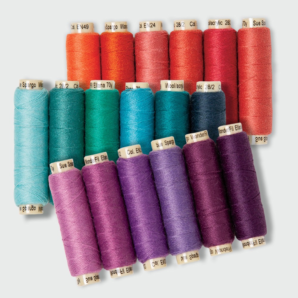 Sue Spargo Ellana Wool Thread Pack - Connecting Threads Sue Spargo Ellana Wool Thread Pack - Connecting Threads