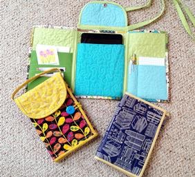 Tri-Fold Tablet Totes Pattern Download | Connecting Threads