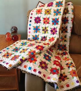 Flowers Squared Quilt Pattern Download | Connecting Threads