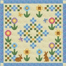 Garden Path Quilt Pattern Download | ConnectingThreads.com