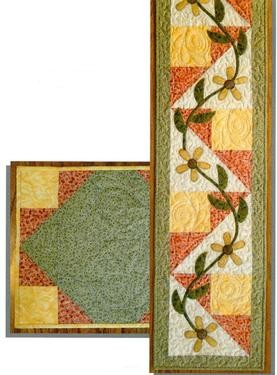 Lazy Daisies Table Set Pattern Download | ConnectingThreads.com