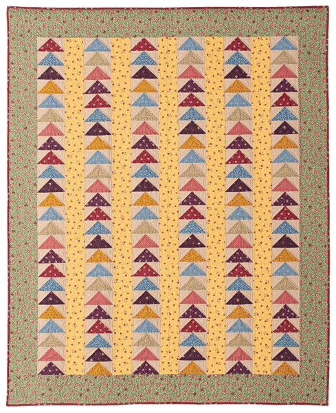 Spring Flying Geese Quilt Kit | ConnectingThreads.com