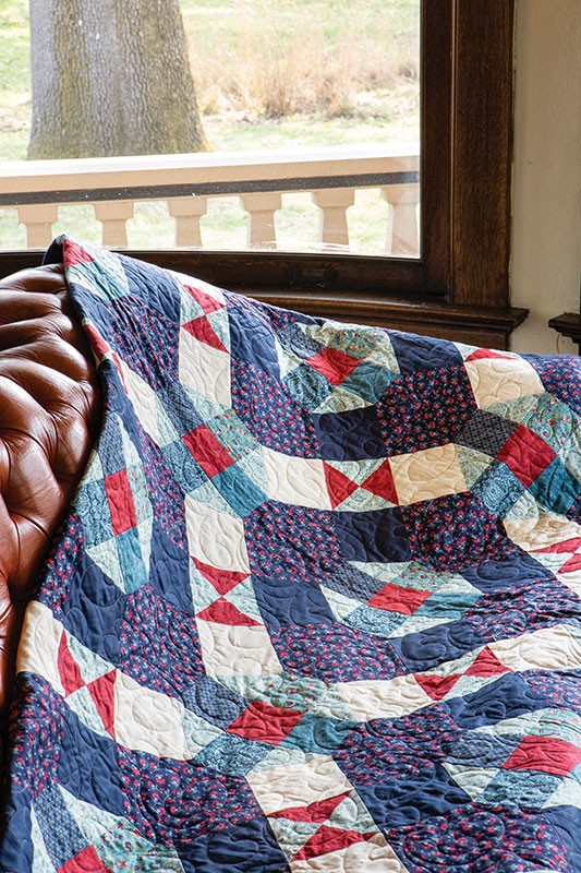 Nantucket Throw Quilt Kit | ConnectingThreads.com