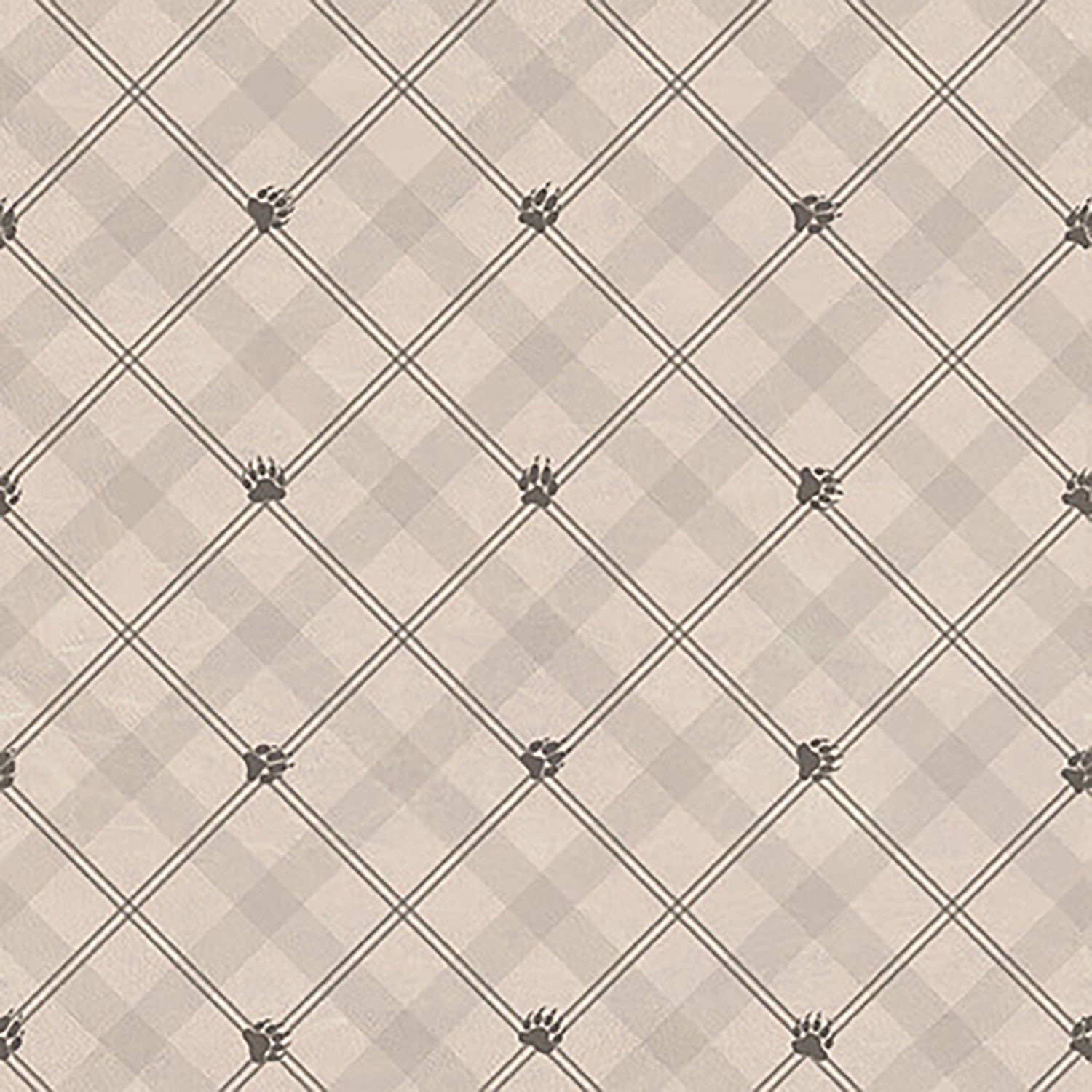 Plaid with Paw Print | ConnectingThreads.com