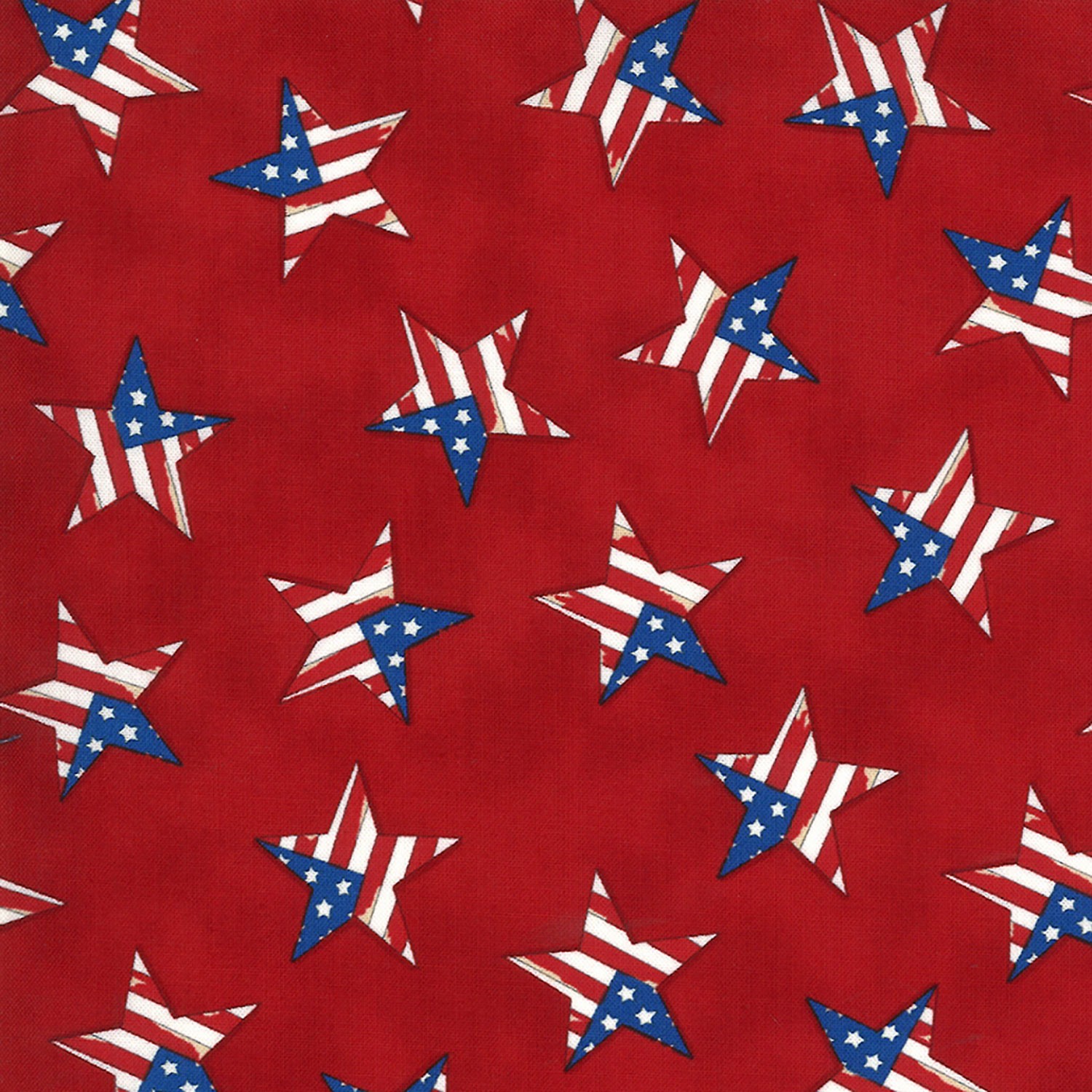 Tossed Flag Star | ConnectingThreads.com