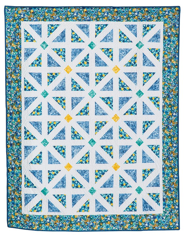 Stained Glass Window - Dew Drop Inn Quilt Kit | ConnectingThreads.com