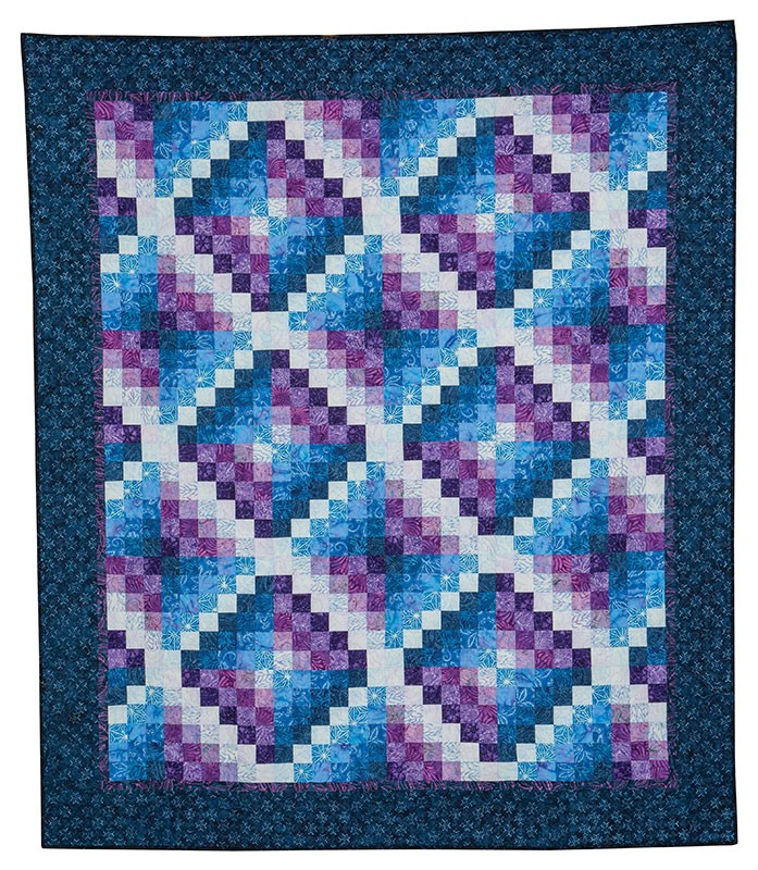 Abalone Batiks - Hidden Jewels Quilt Kit | ConnectingThreads.com