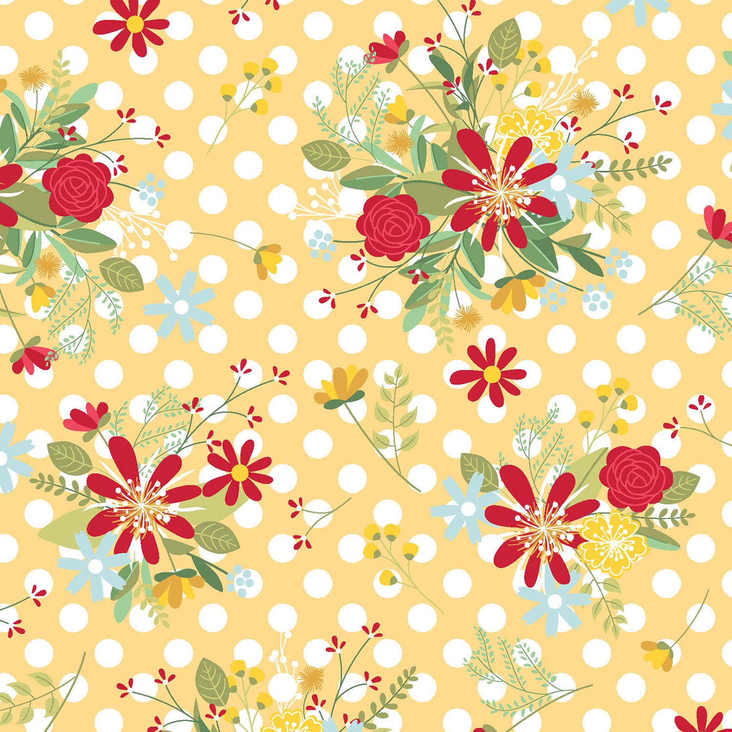 Polka Dot Flower | ConnectingThreads.com