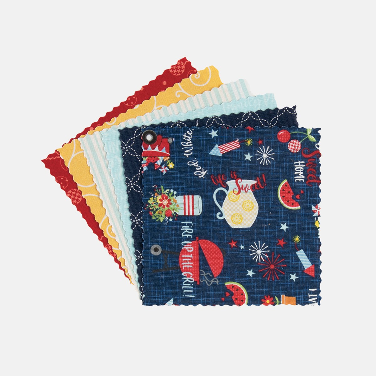 Red White and Bloom 5 in Charms | ConnectingThreads.com