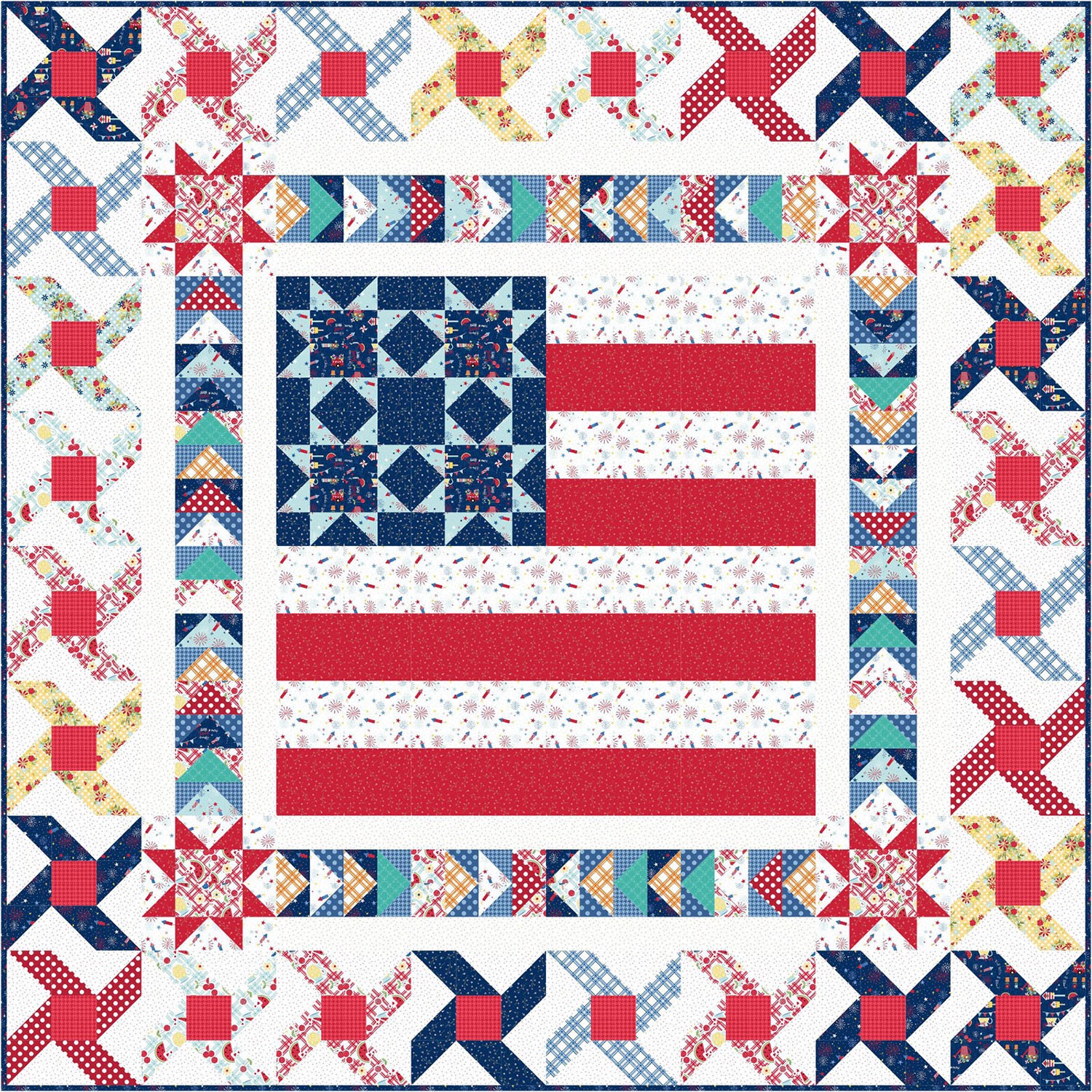 Red, White & Bloom | ConnectingThreads.com