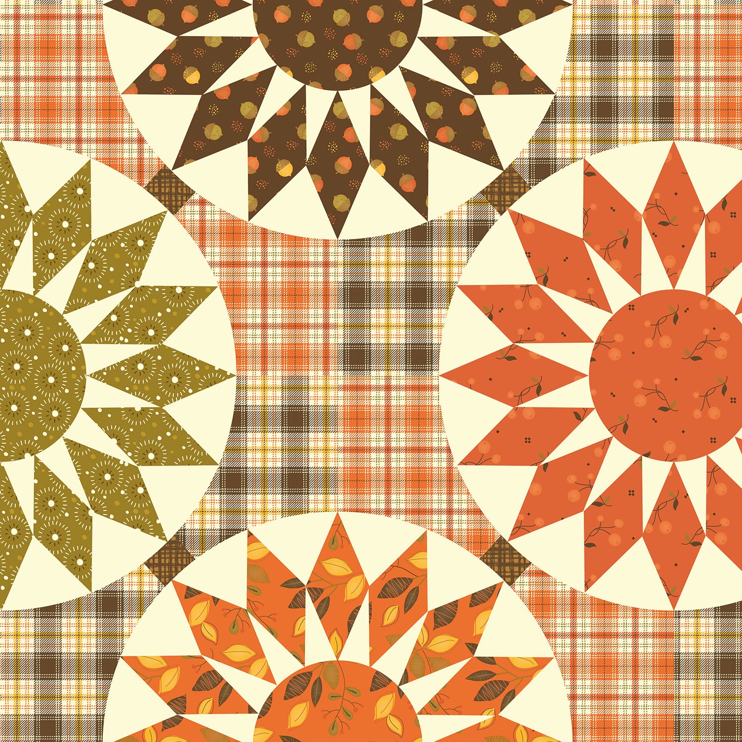 Adel in Autumn - Cheater Print | ConnectingThreads.com