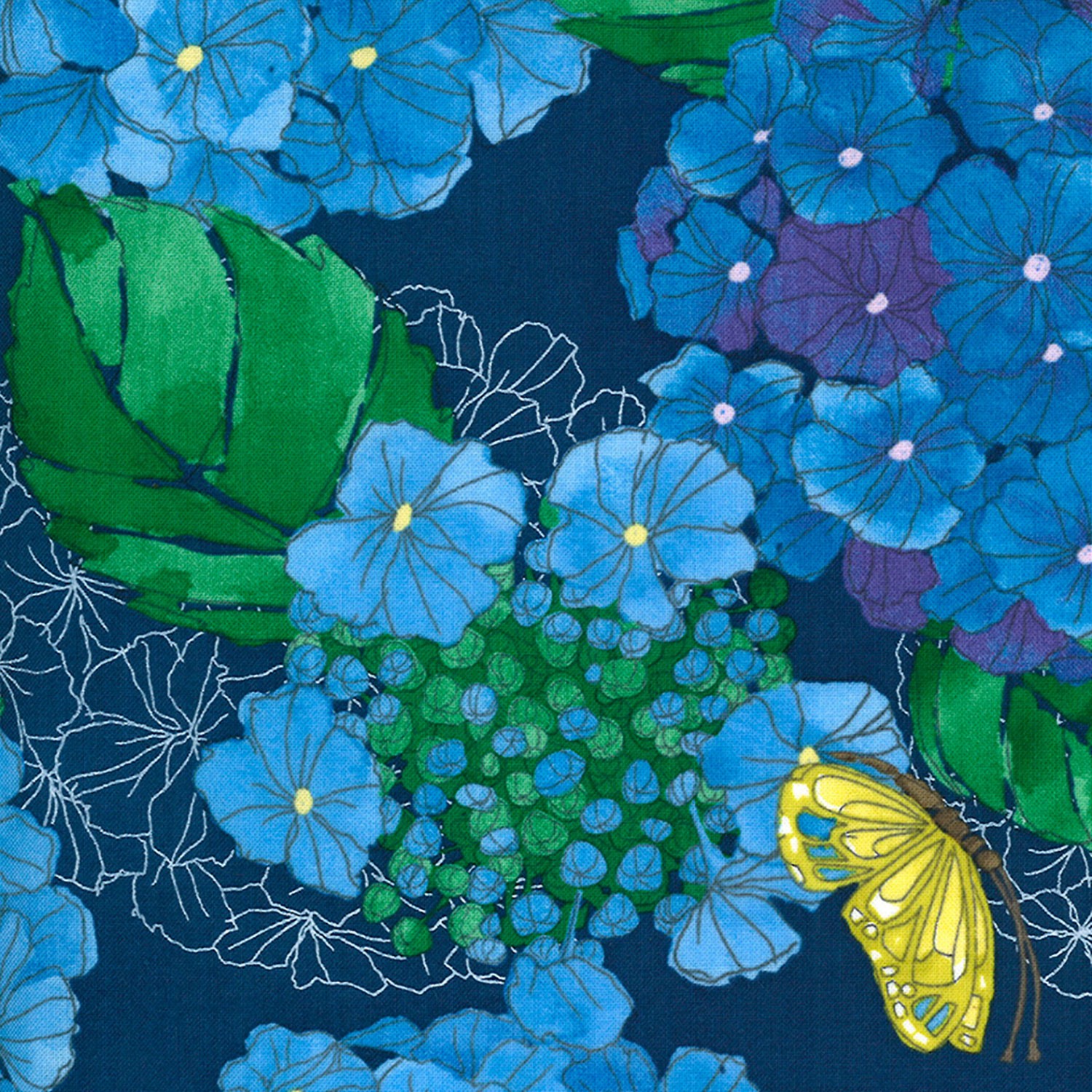 Cottage Bleu - Hydrangeas | ConnectingThreads.com