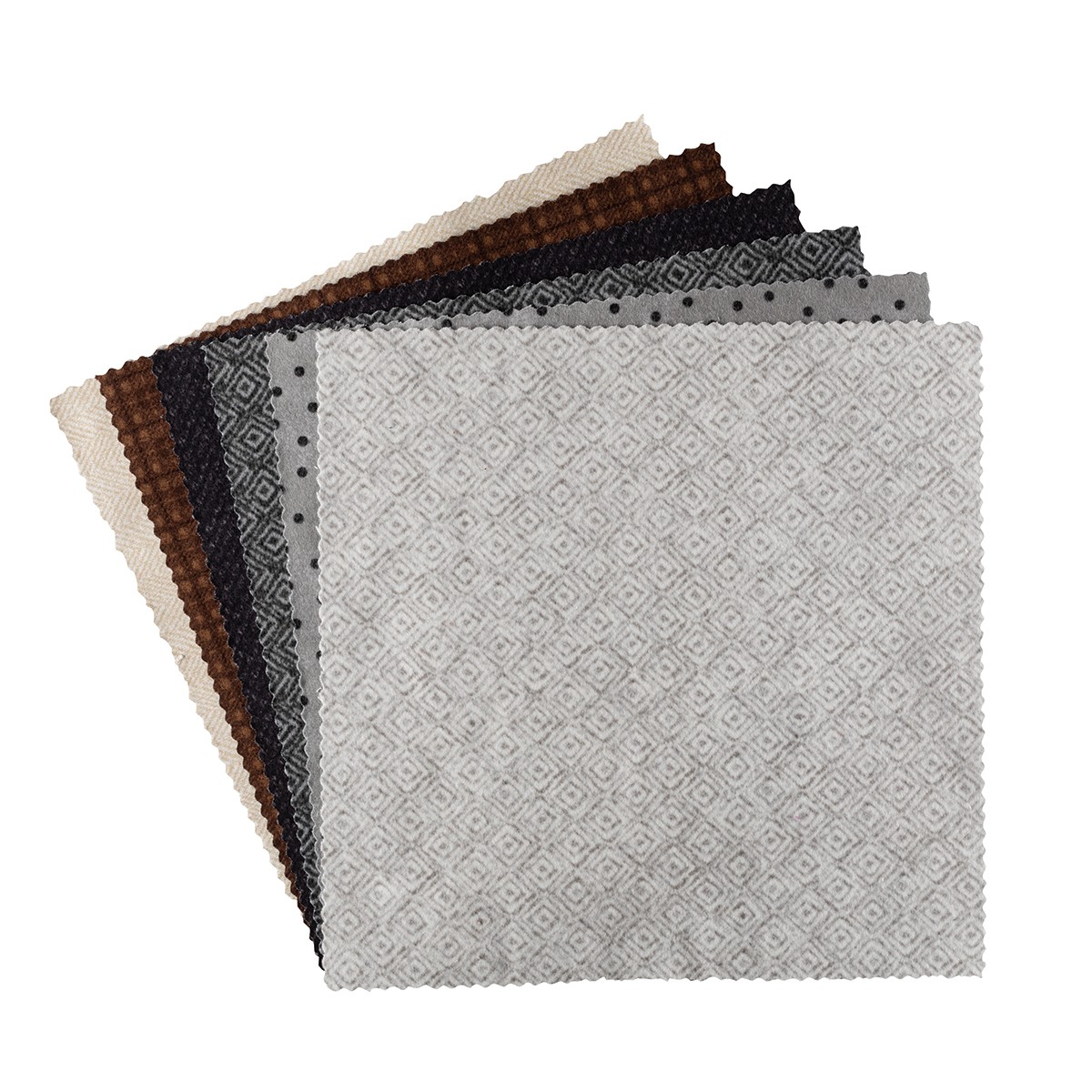 Woolies Flannel Neutral 10 in Squares | ConnectingThreads.com