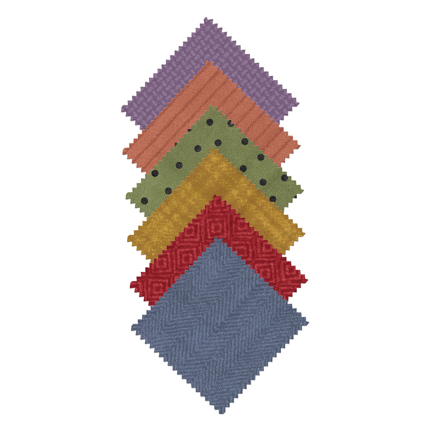 Woolies Flannel Colors 5 in Charms | ConnectingThreads.com