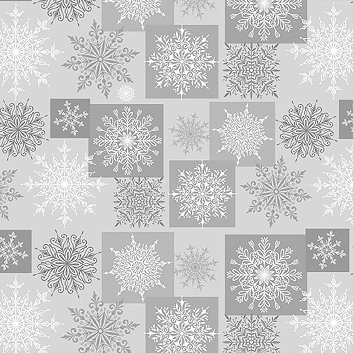 Holiday Lane - Snowflakes in Blocks | ConnectingThreads.com