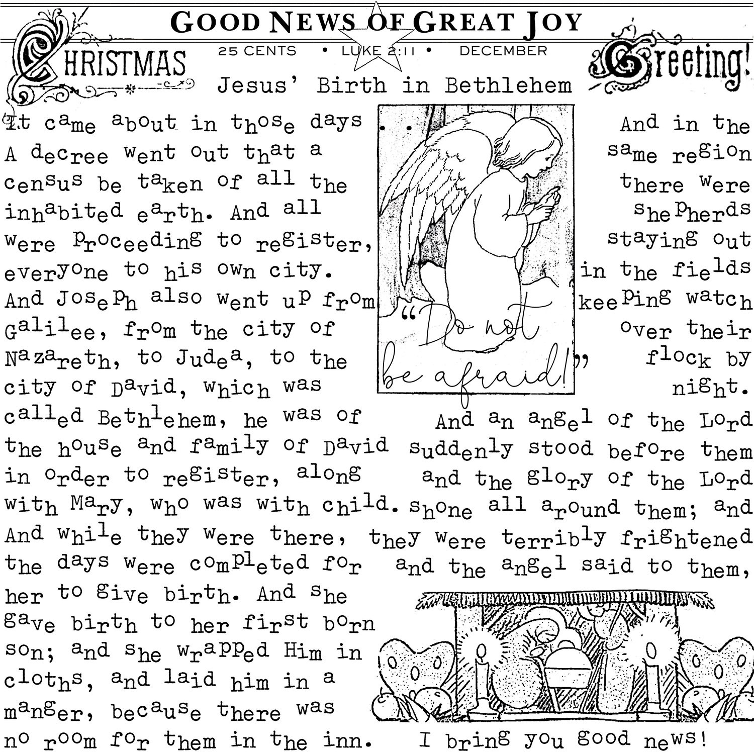 Christmas Good News | ConnectingThreads.com