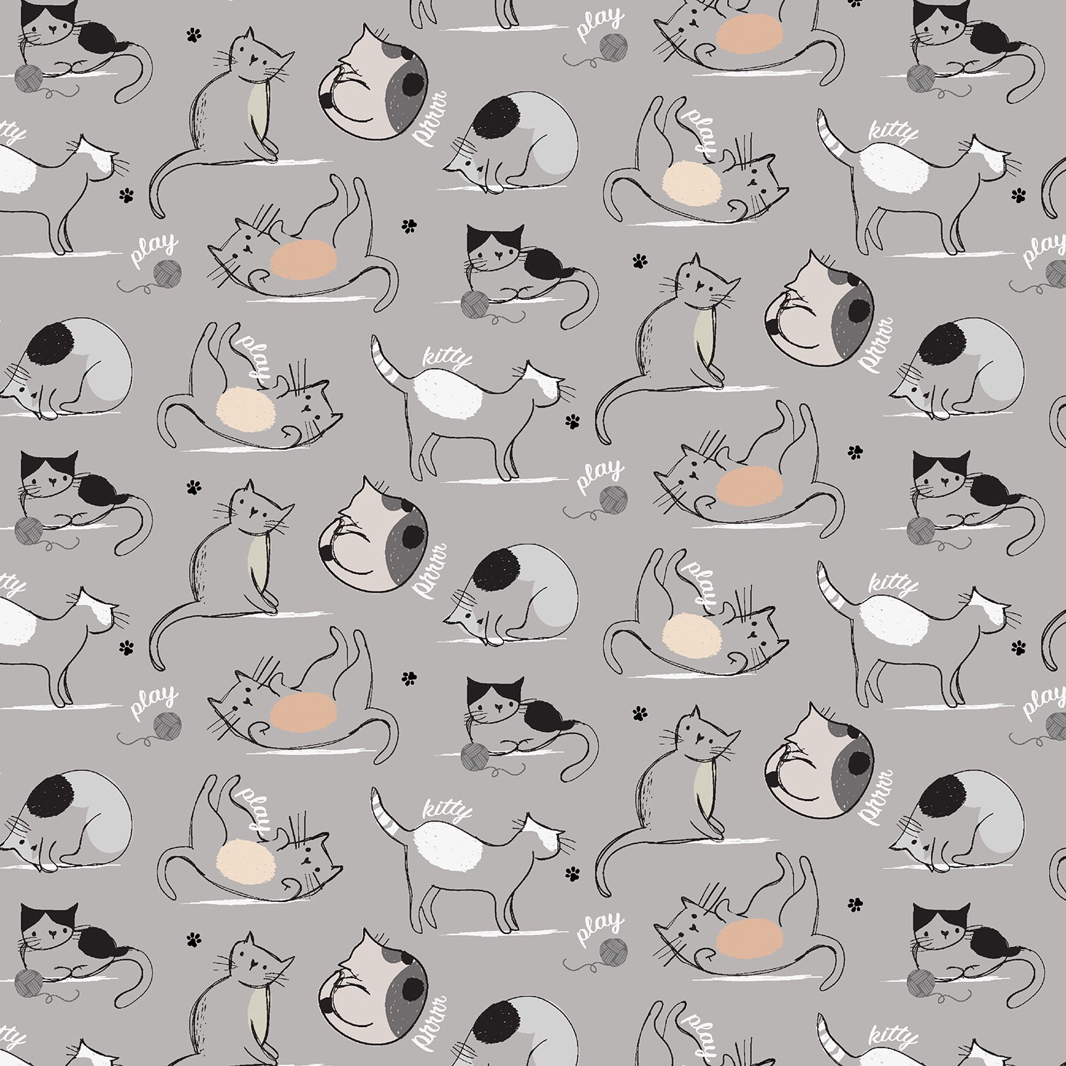 Mod Cats - Cats Playing | ConnectingThreads.com