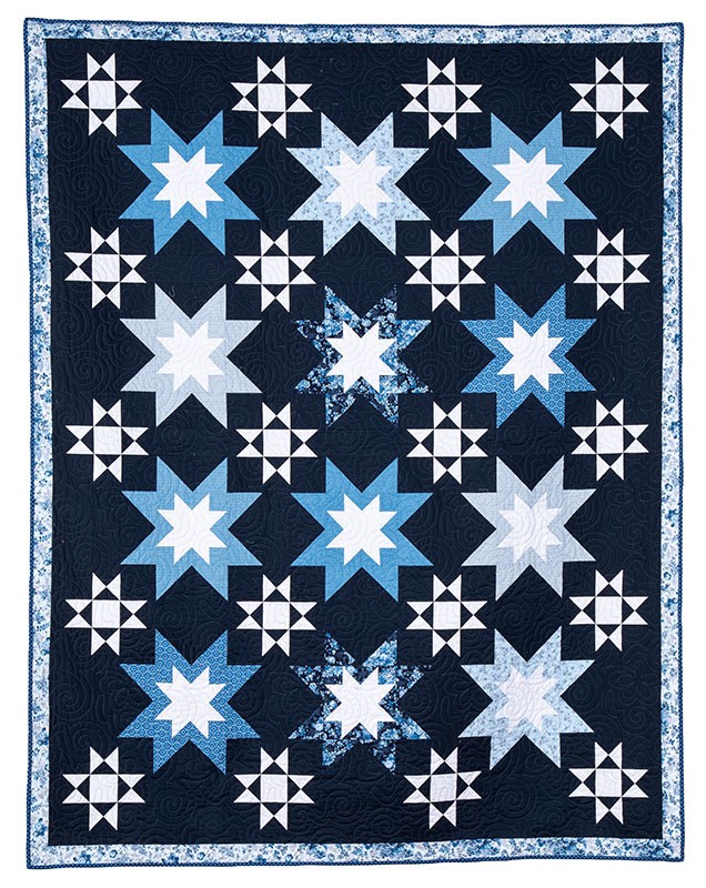 Tea Service Vol. 2 - Supernova Twin Quilt Kit | ConnectingThreads.com