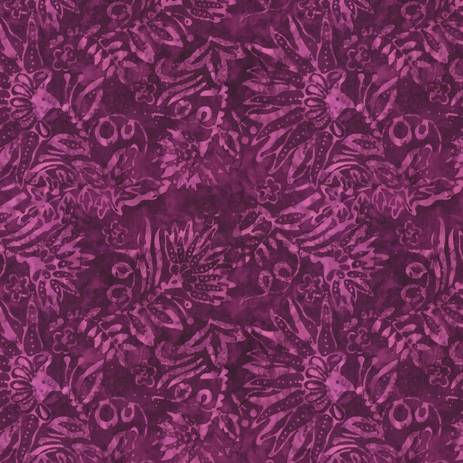 Freshly Picked Batiks - Aster Blooms Batik | ConnectingThreads.com