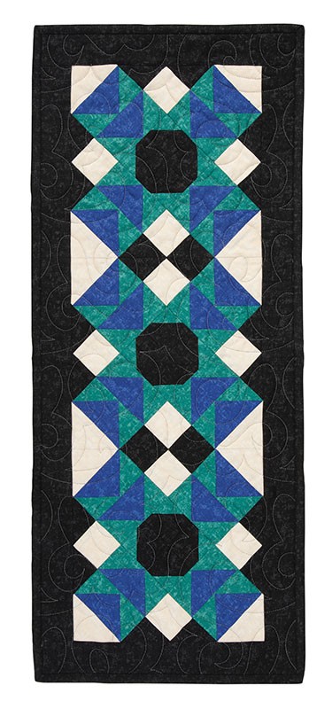 Weathered Tonals - Blooming Onion Table Runner Kit | ConnectingThreads.com