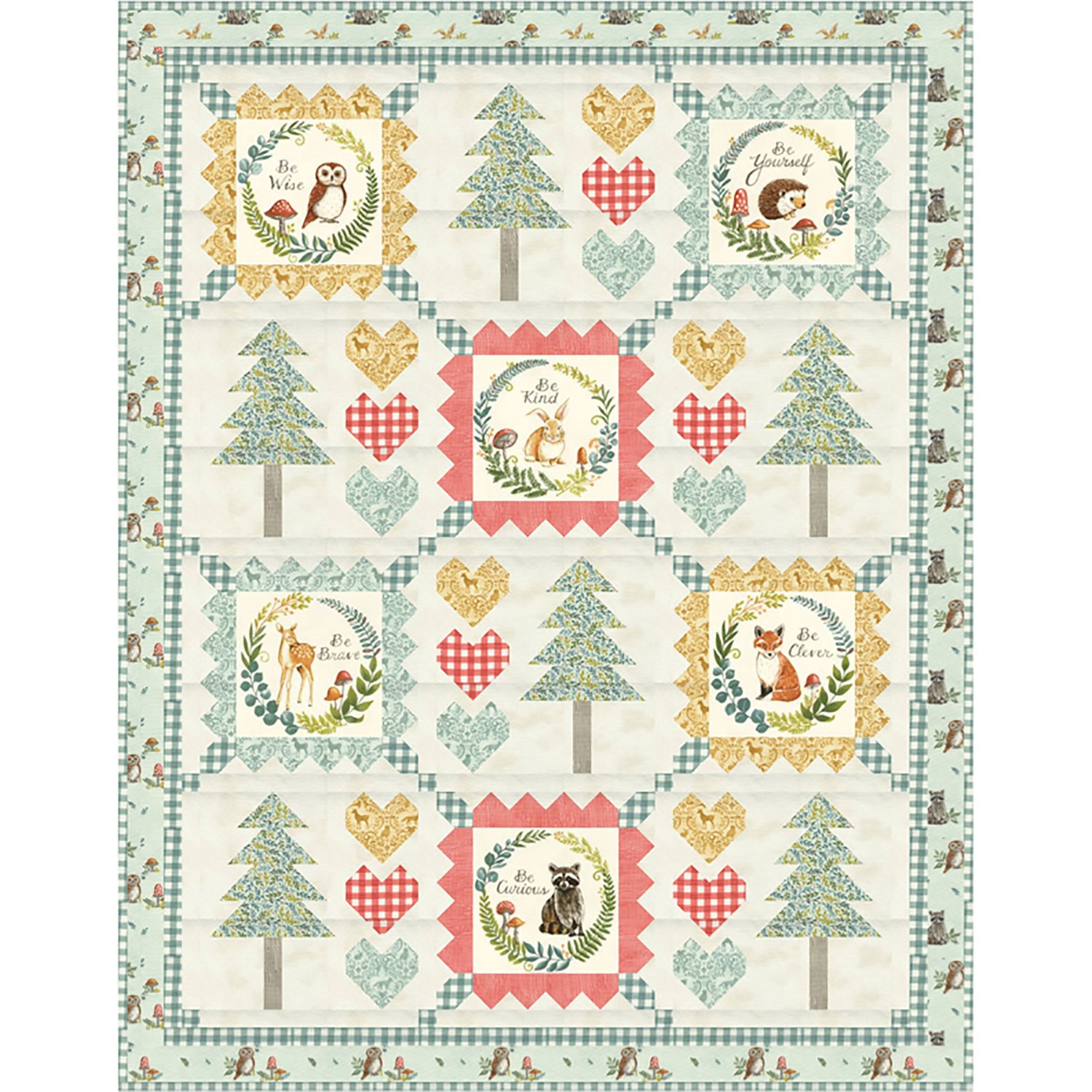 Effie's Woods - * Be You Little One Quilt Kit | ConnectingThreads.com