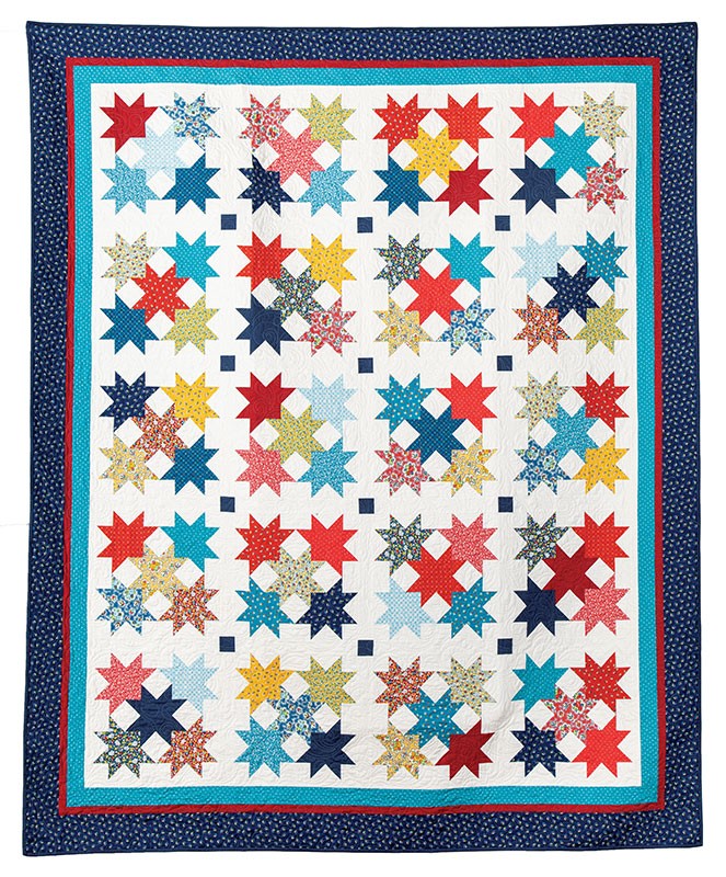 General Store - General Store Stars Americana Quilt Cotton Fabric Quilt ...