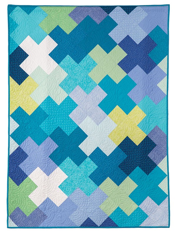 Hello Daisy! - Love Multiplied Throw Quilt Kit | ConnectingThreads.com