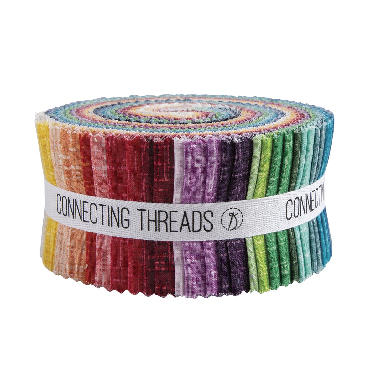 Faux Tweed Tonals 2.5" Strips - Multi-Color Quilting Fabric
