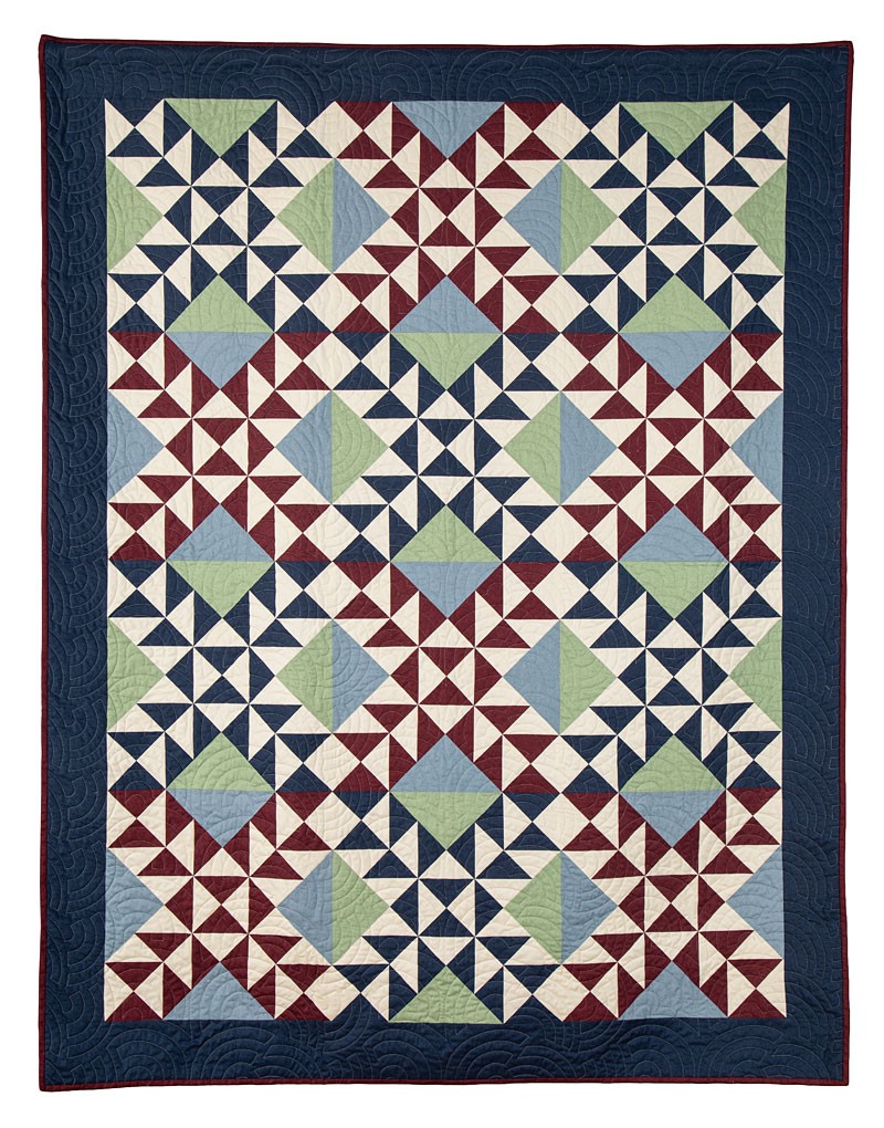 Vibrant Fall Moods - Criss Cross Quilt Kit | ConnectingThreads.com