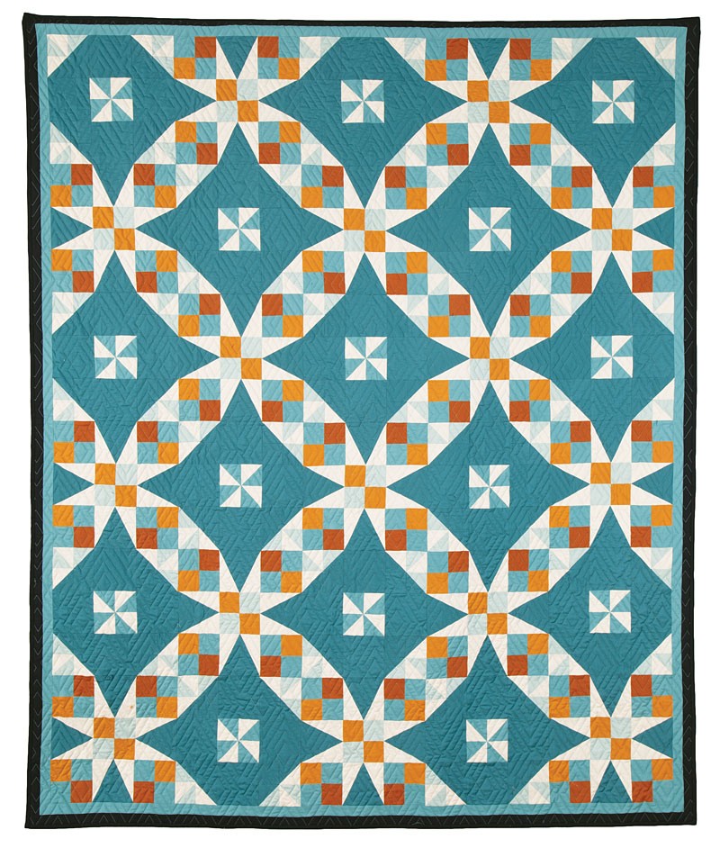 Vibrant Fall Moods - Bubble Lights Quilt Kit | ConnectingThreads.com