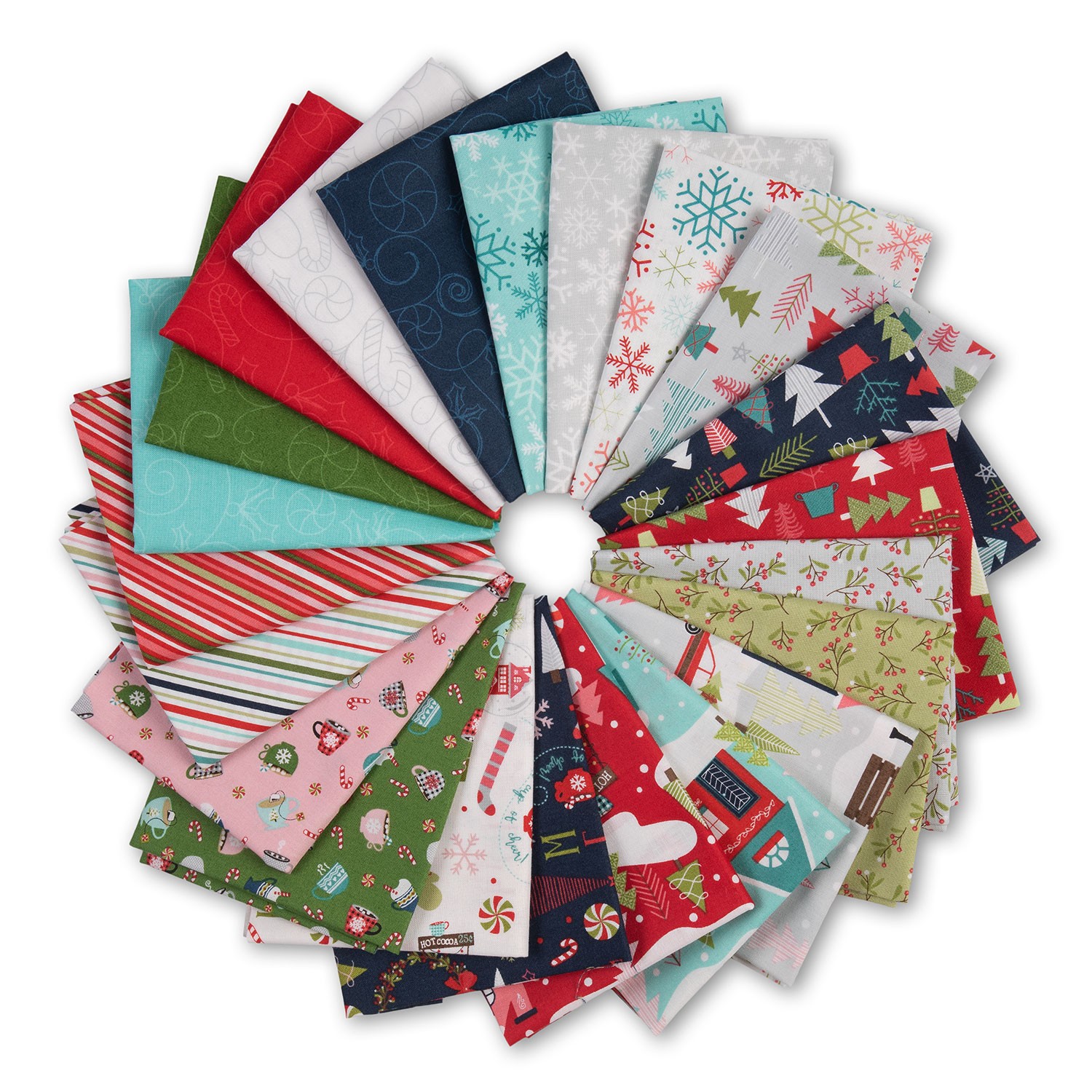 Cup of Cheer - Cup of Cheer Fat Quarter Sampler w/Panel ...