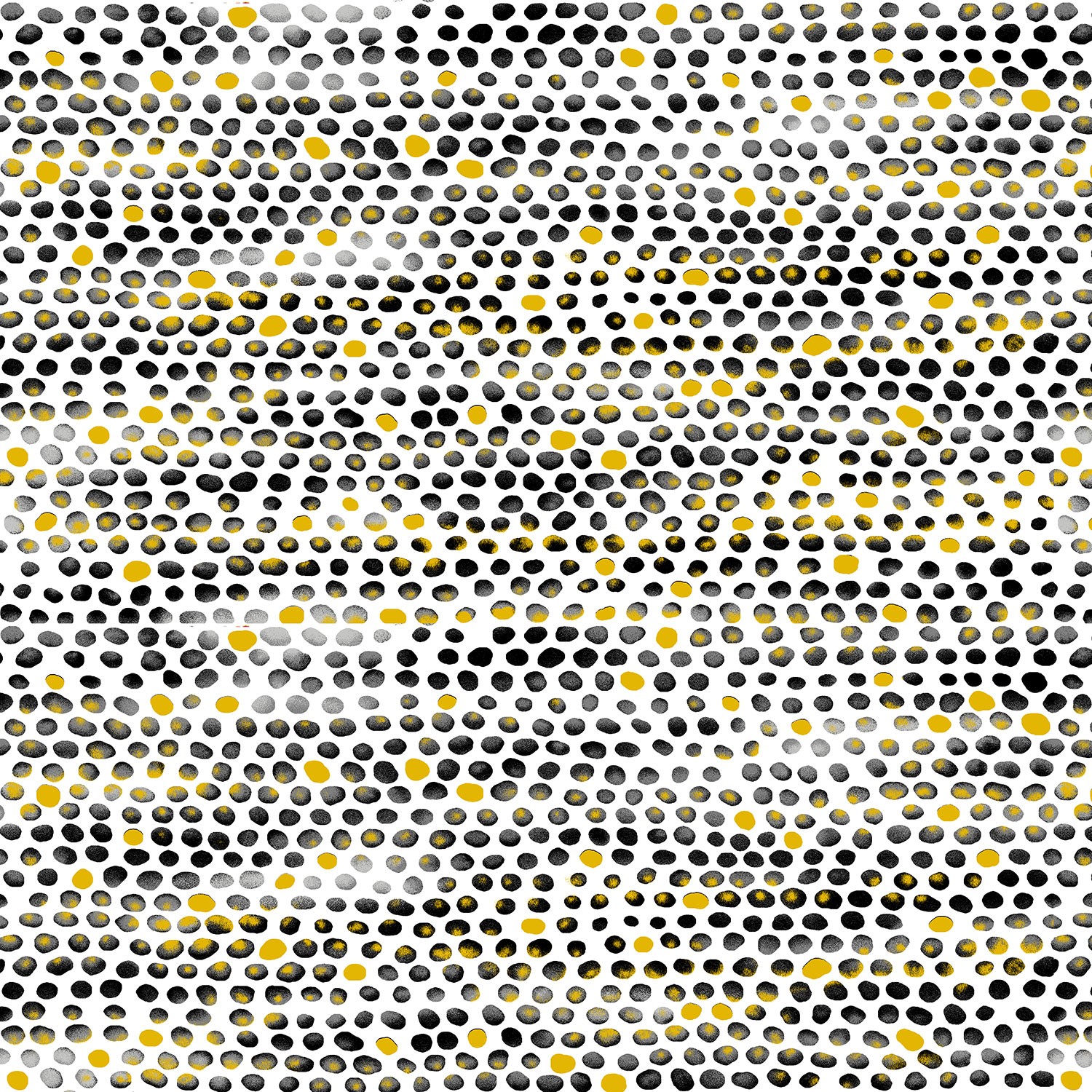 Black, White & 24 Karat - Small Stones Metallic | ConnectingThreads.com