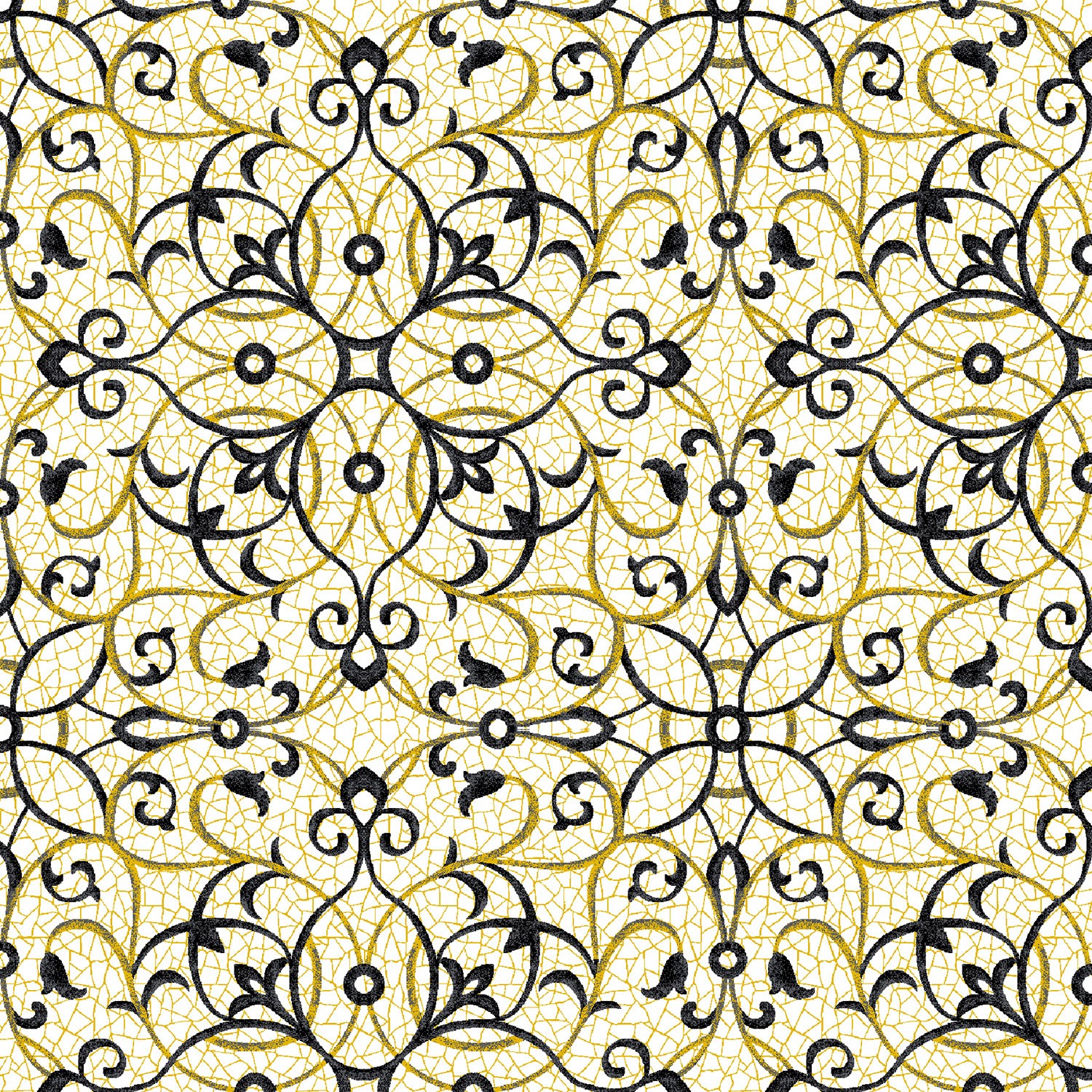 Tile Medallion Metallic | ConnectingThreads.com