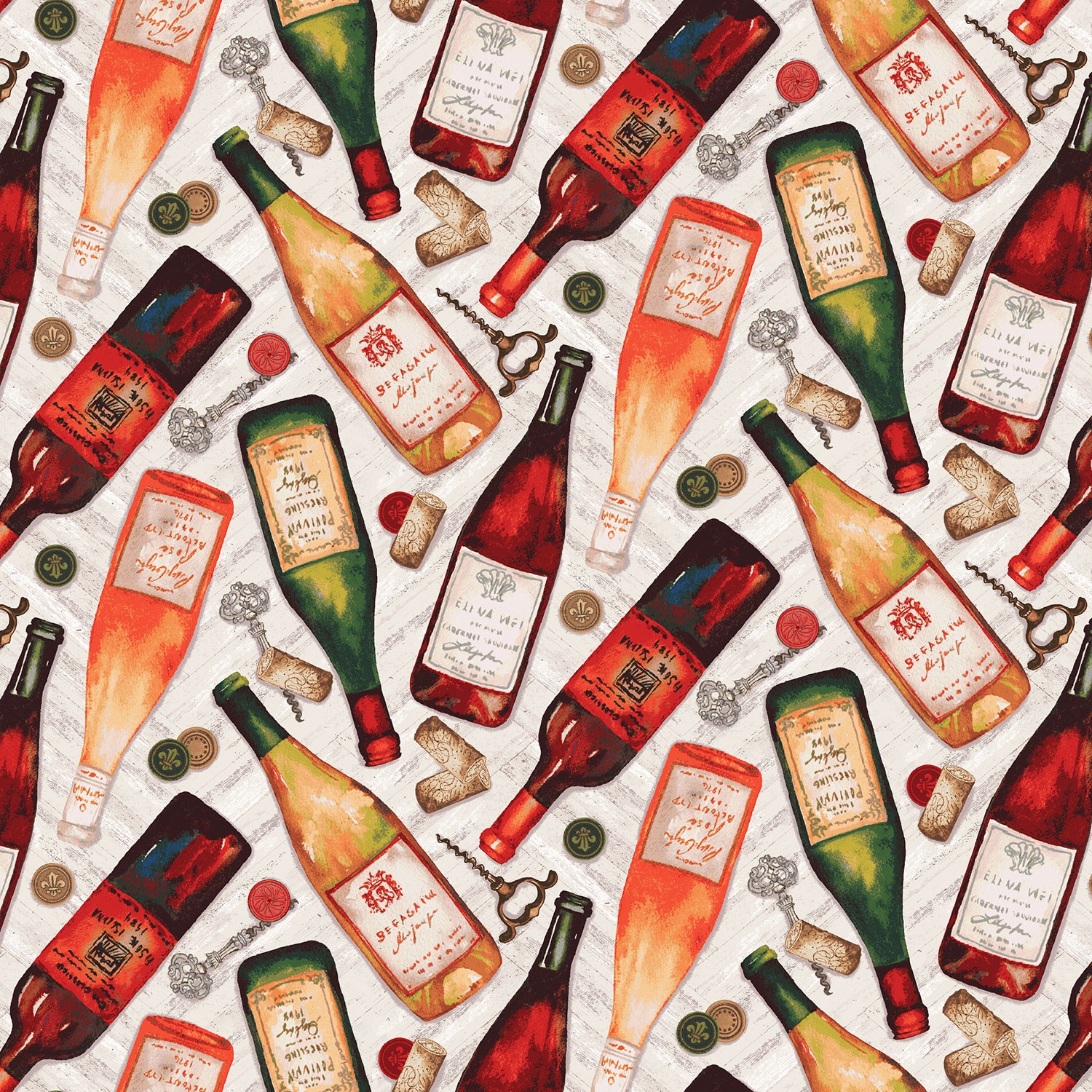 Tossed Wine Bottles | ConnectingThreads.com