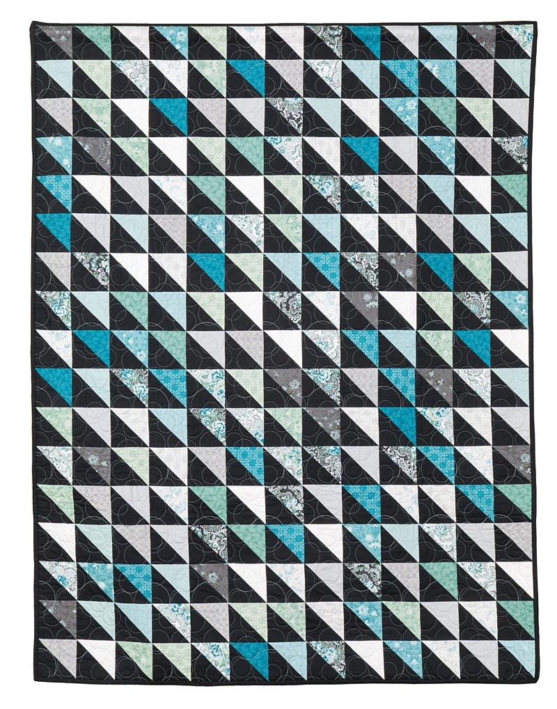 Chateau d'Avignon - Simplicity Throw Quilt Kit | ConnectingThreads.com