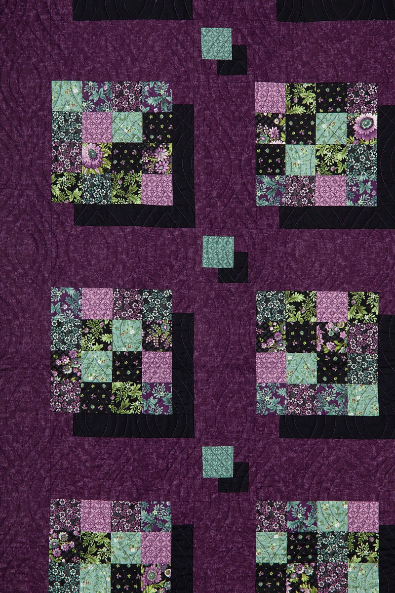 Operetta - Hovering Throw Quilt Kit | ConnectingThreads.com