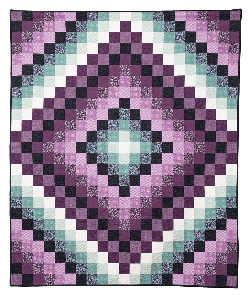 Operetta - Around the World Throw Quilt Kit | ConnectingThreads.com