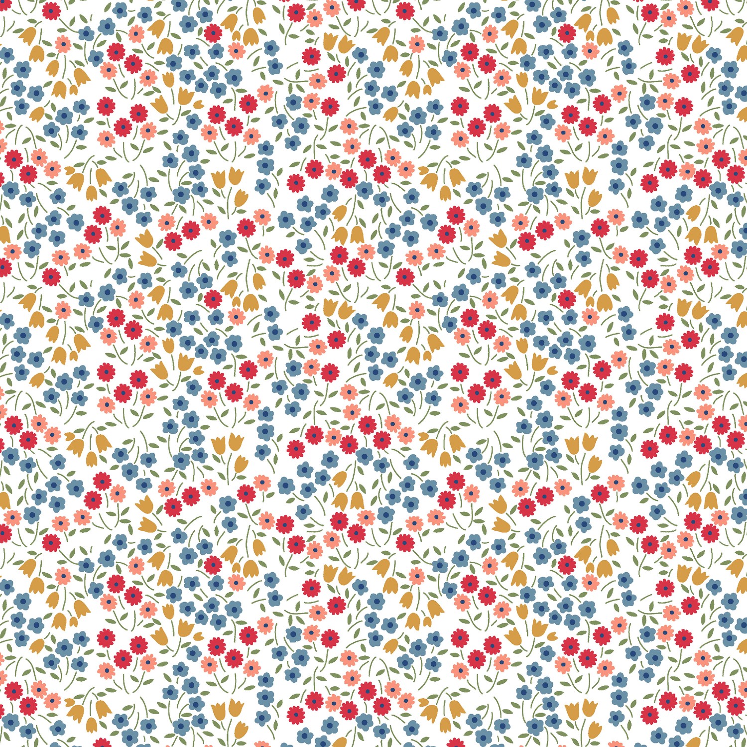 Forget-Me-Not - Ditsy Floral | ConnectingThreads.com